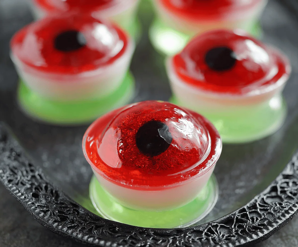 Spooky Halloween Eyeball Jello Shots Recipe
